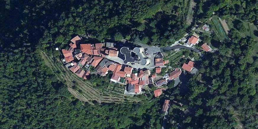 Bastia Castle Map | Lunigiana Castle - Mapping Europe