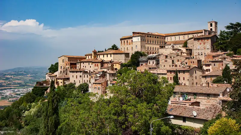 Map of Todi, Italy - Mapping Europe